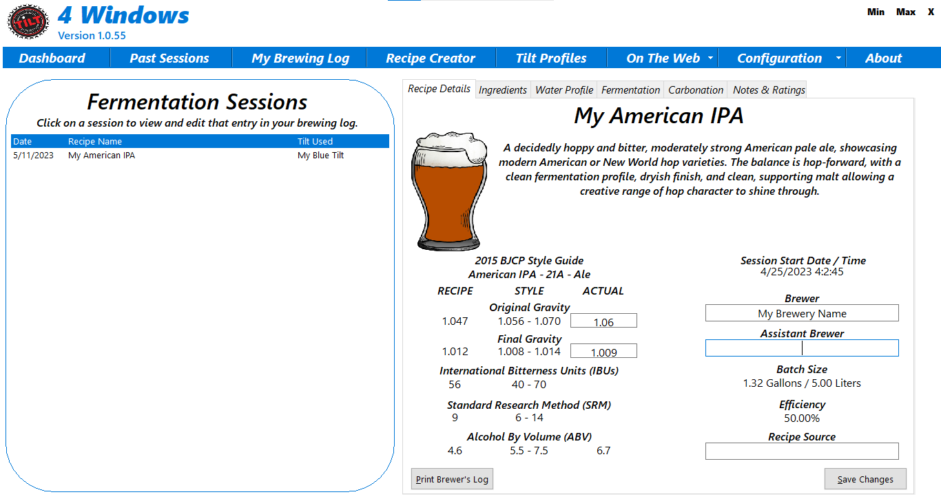 Past Sessions – Tilt 4 Windows